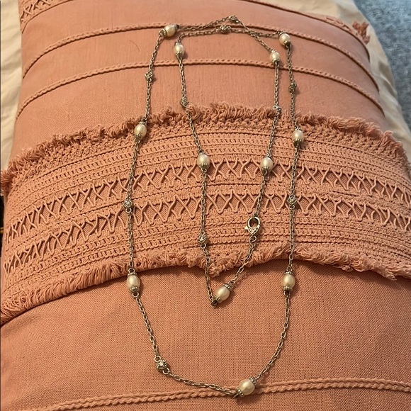 Judith Ripka | Jewelry | Judith Ripka Silver Cream Necklace With Pearl ...